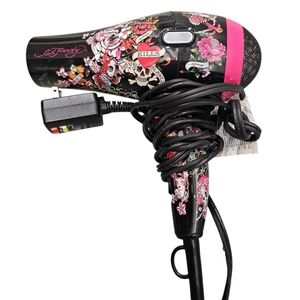 Ed Hardy | Hair | Rare Vintage Ed Hardy Love Kills Slowly Hair Dryer ...